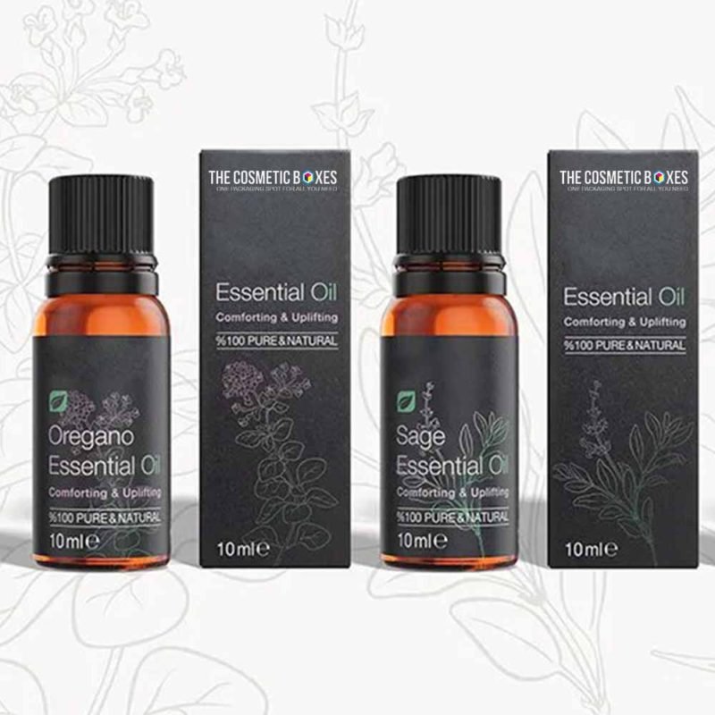 Printed Essential Oil Packaging - The Cosmetic Boxes