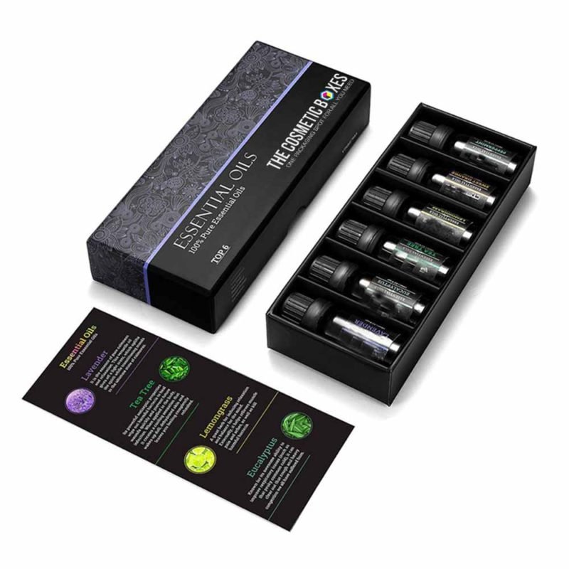 Printed Essential Oil Packaging - The Cosmetic Boxes