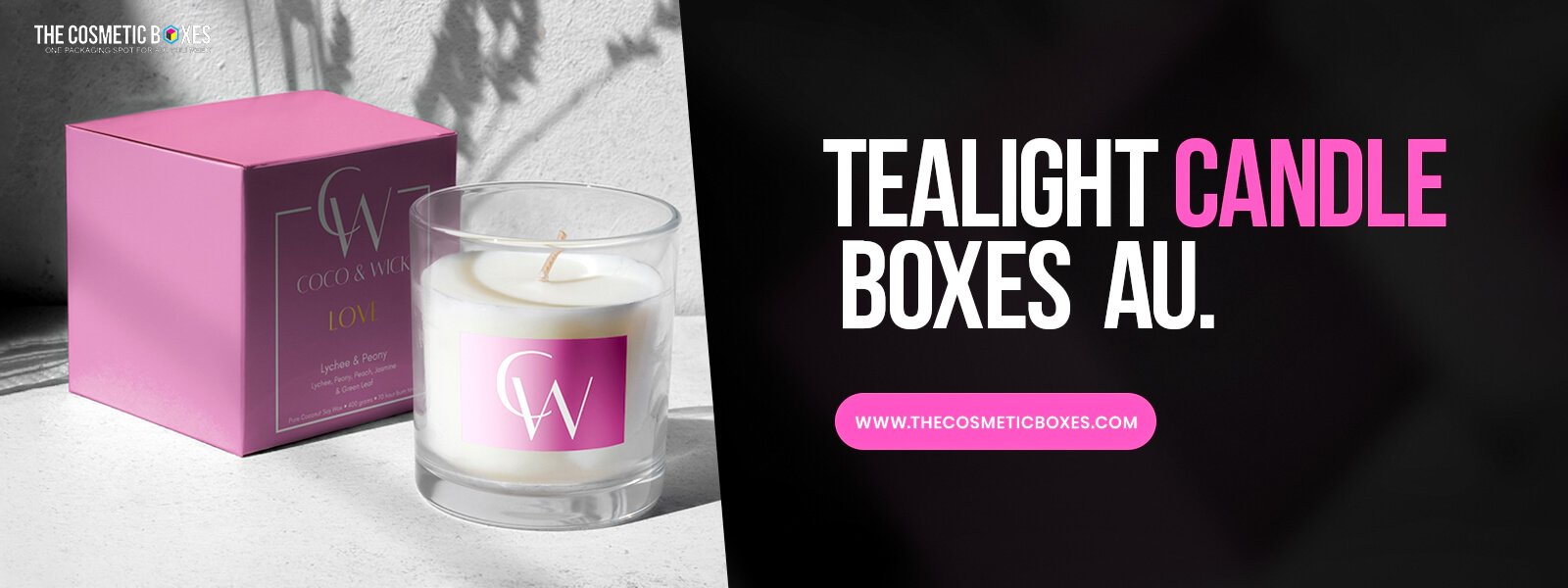 Gift Boxes For Candles | Tealight candle Boxes - The Cosmetic Boxes